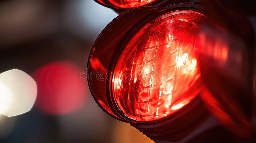 Stop red light stoplight stock illustration. Illustration of surface - 324897671