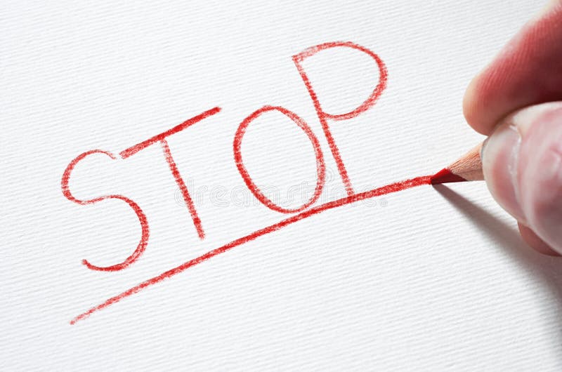 Stop stock photo. Image of expressing, risk, gesture - 31193286