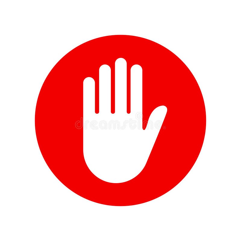 No Sign or Stop Red Cross Mark Isolated. Warning Symbol Stock ...