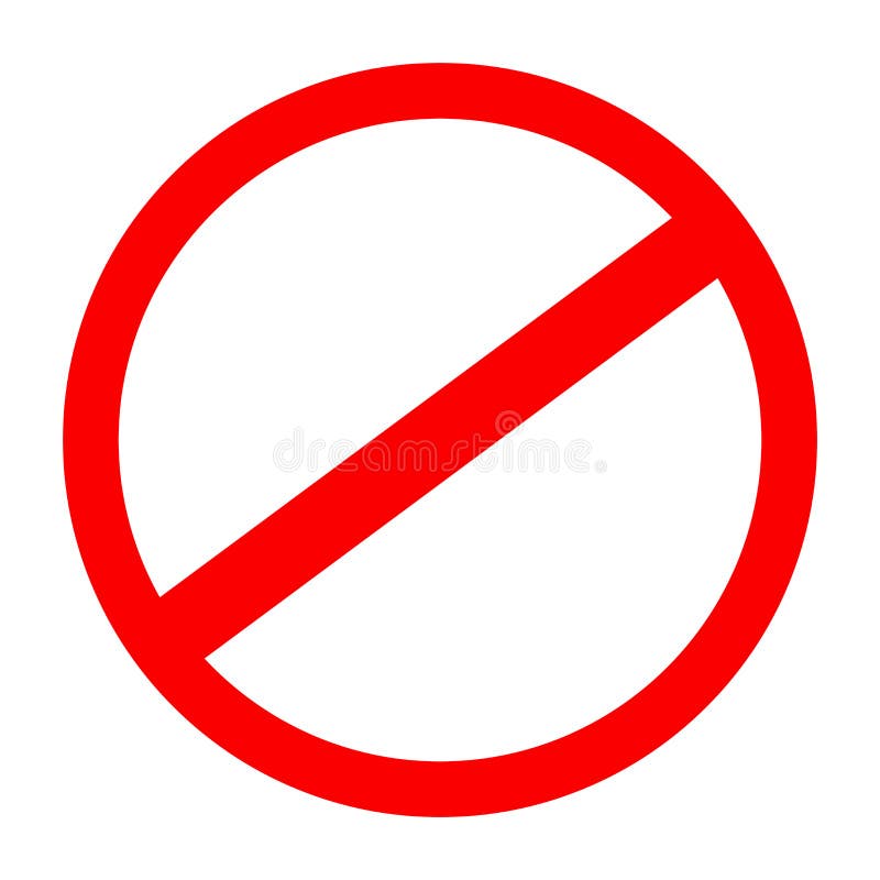 Stop Red Sign Icon, Do Not Enter. Warning Stop Sign - Vector Stock ...