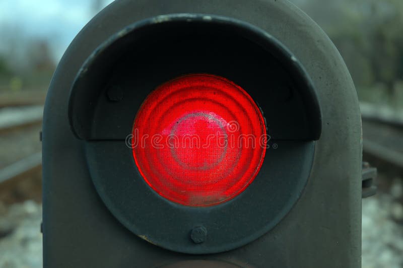 Stop the Red Train 2 stock photo. Image of pillar, train - 700116