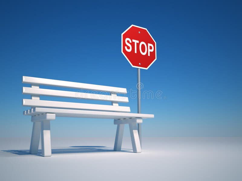 Stop and rest stock illustration. Illustration of stop - 16486179