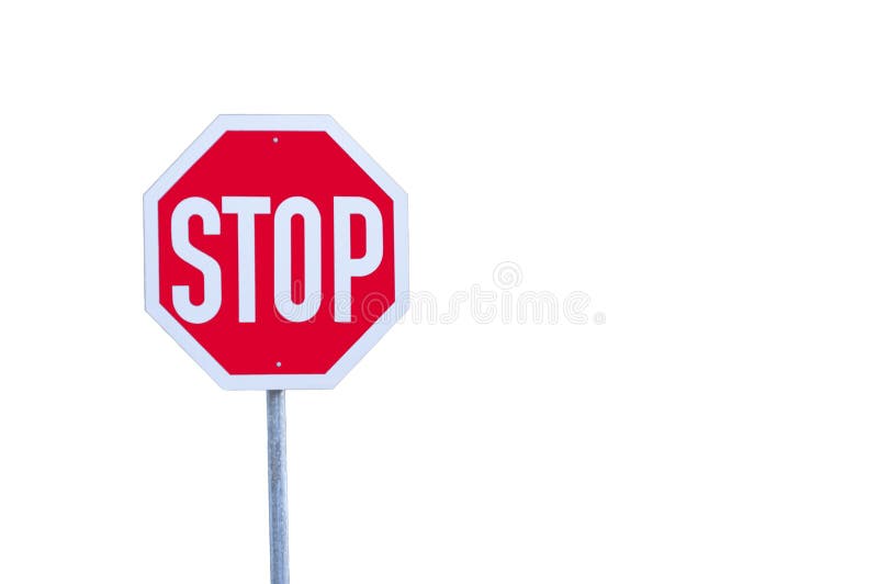 Blank Stop Sign No Background