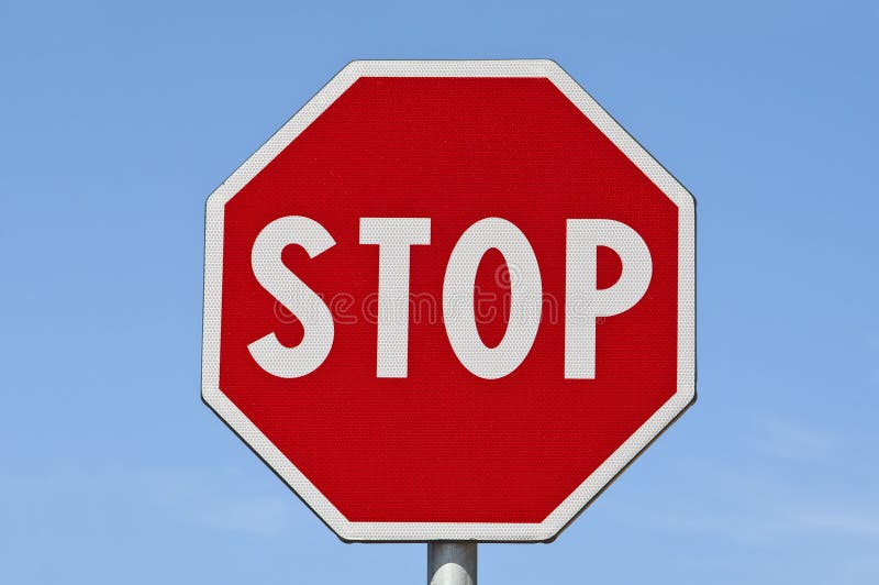 Stop. Traffic sign stock image. Image of trace, road - 43744179