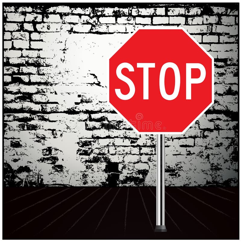 Stop Road signs stock vector. Illustration of transportation - 31406765