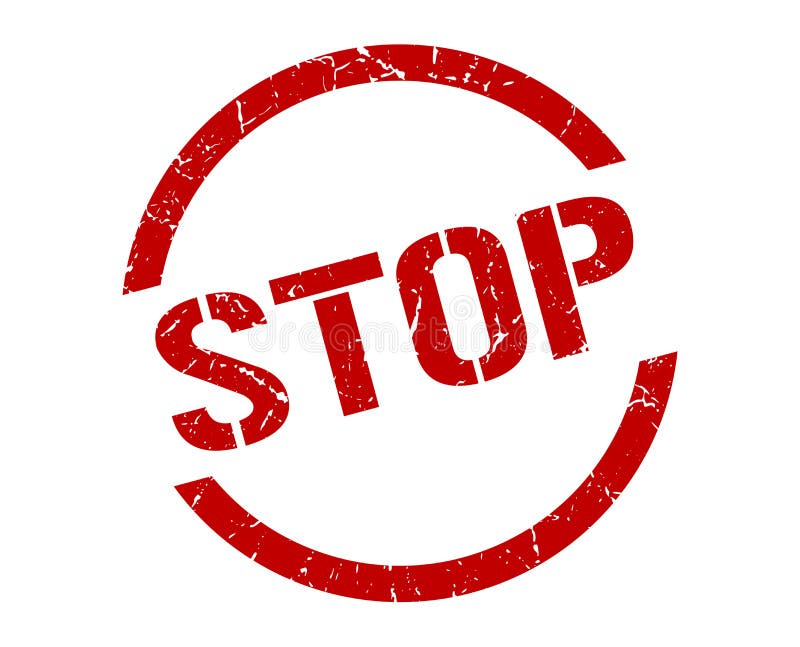 Stop stamp stock vector. Illustration of stop, badge - 136895692