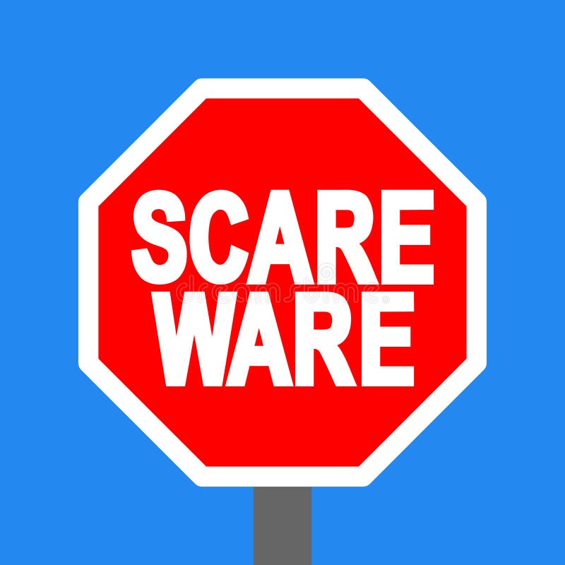 Stop scareware sign stock vector. Illustration of prevention - 7704913