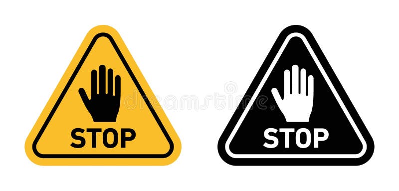 Stop Security Checkpoint Sign Ensure Security with Stop and Check ...
