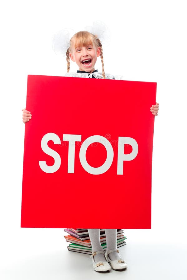 Stop sign stock photo. Image of portrait, people, form - 11648136
