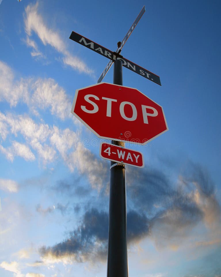 4 Way Stop Sign Stock Photos - Free & Royalty-Free Stock Photos from ...