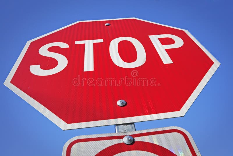Stop sign stock photo. Image of information, message - 13392648