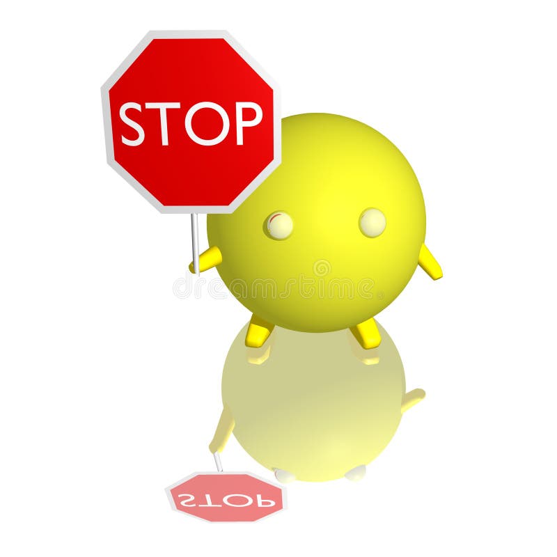 Dog stop sign stock illustration. Illustration of direction - 25894094