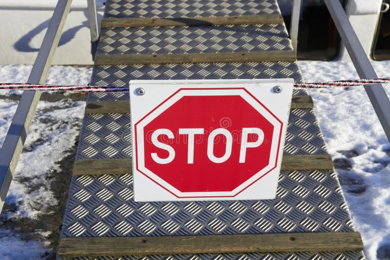 Stop sign stock photo. Image of entrance, horizontal - 199324746