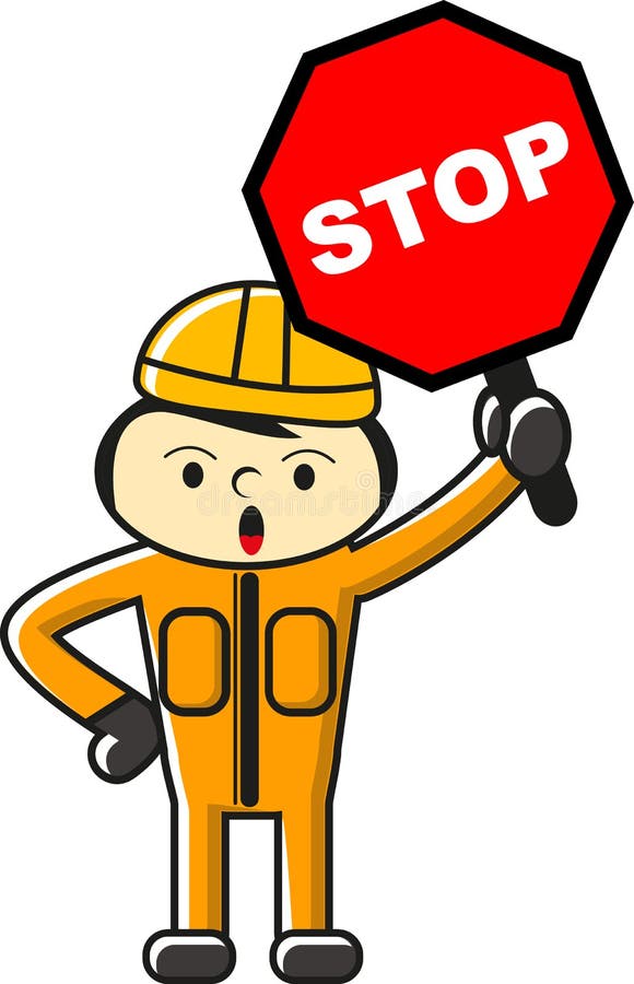 Funny Stop Sign Cartoon