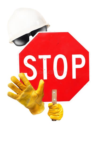 Stop sign stock image. Image of direction, gloves, message - 24547559
