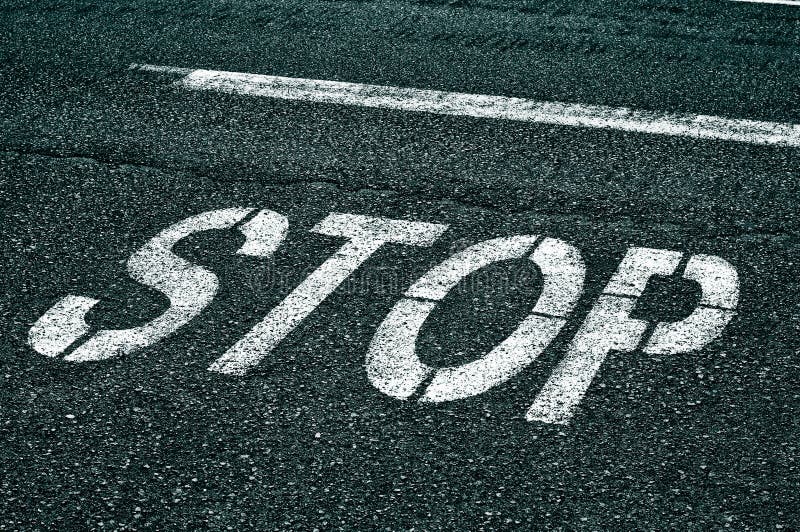 5,607 Stop White Line Sign Stock Photos - Free & Royalty-Free Stock ...