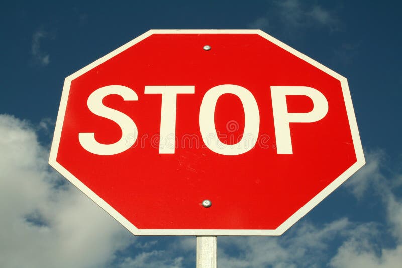 Stop Sign Picture. Image: 3763584