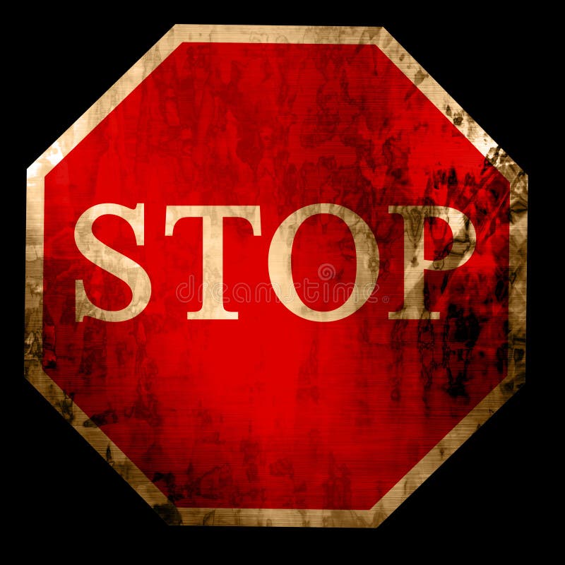 Stop sign stock illustration. Illustration of traffic - 4283954