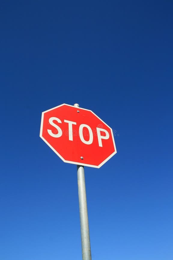 Stop Sign stock photo. Image of instructions, test, octagon - 4838170