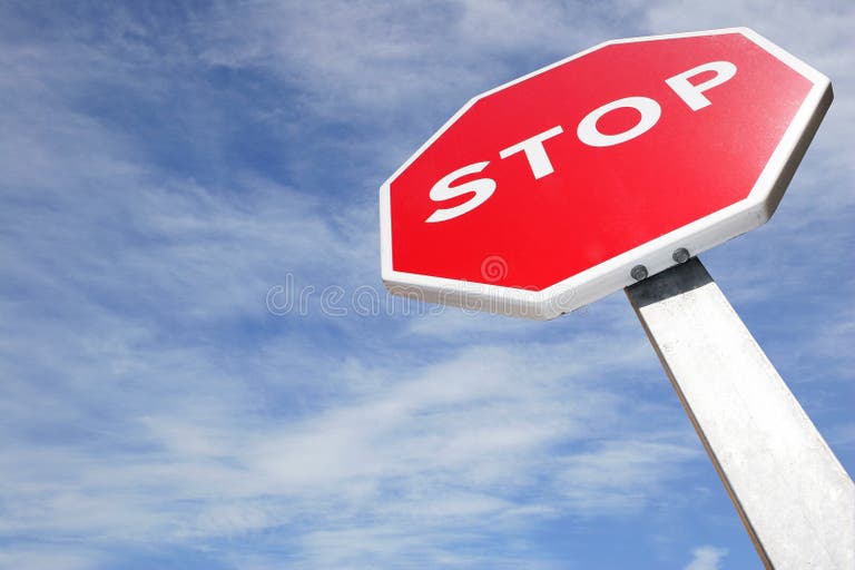 Stop Sign stock image. Image of metaphor, signage, control - 578625