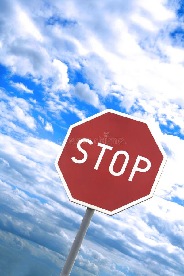Stop DUI stock photo. Image of printed, stop, clouds - 40111648