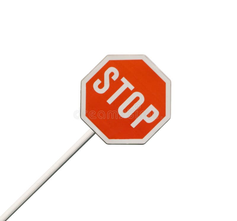 Stop sign stock image. Image of danger, instruction, sign - 24547793