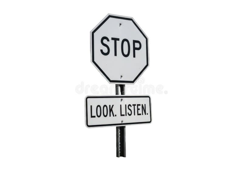 stop sign with solid white line