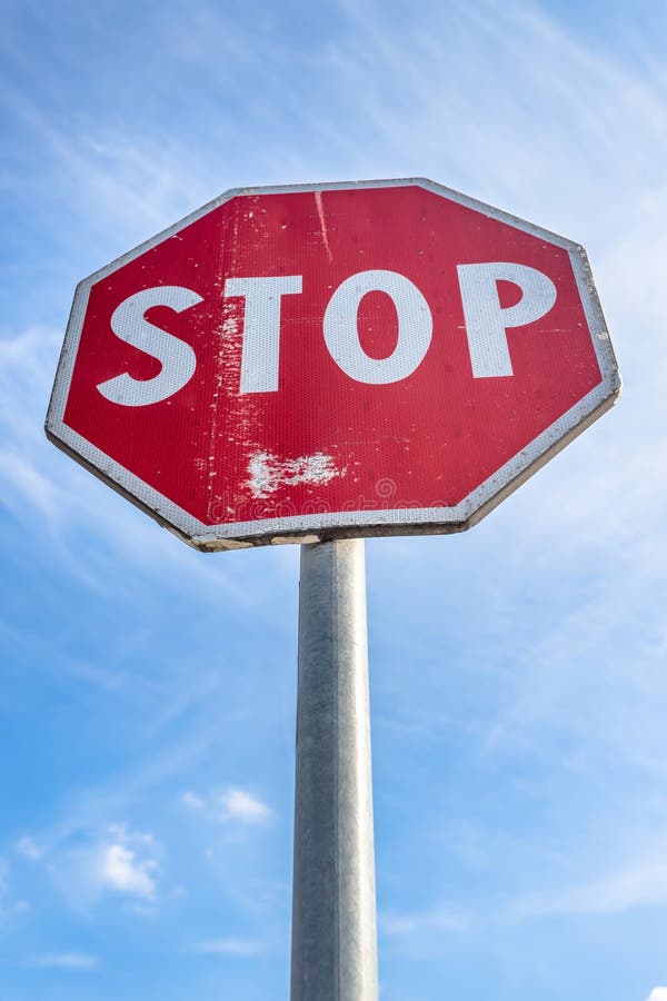 Stop sign stock photo. Image of control, road, danger - 298528564
