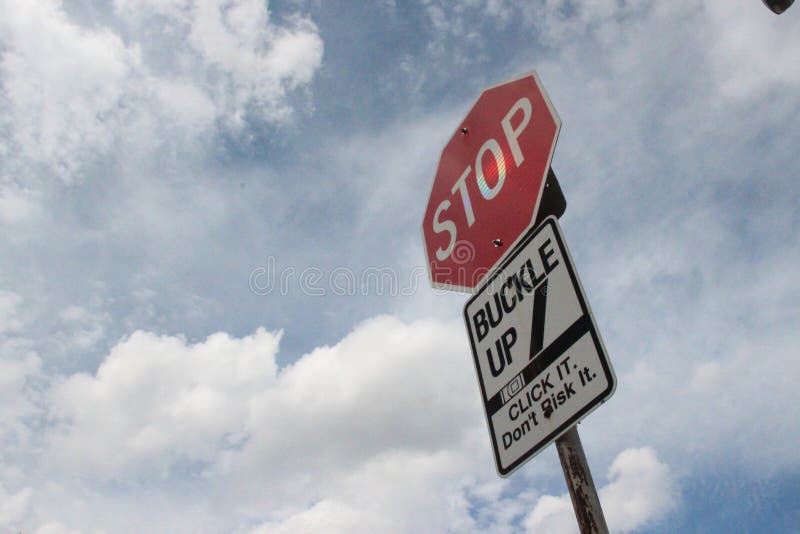 Stop sign against clouds stock image. Image of stop - 180350897