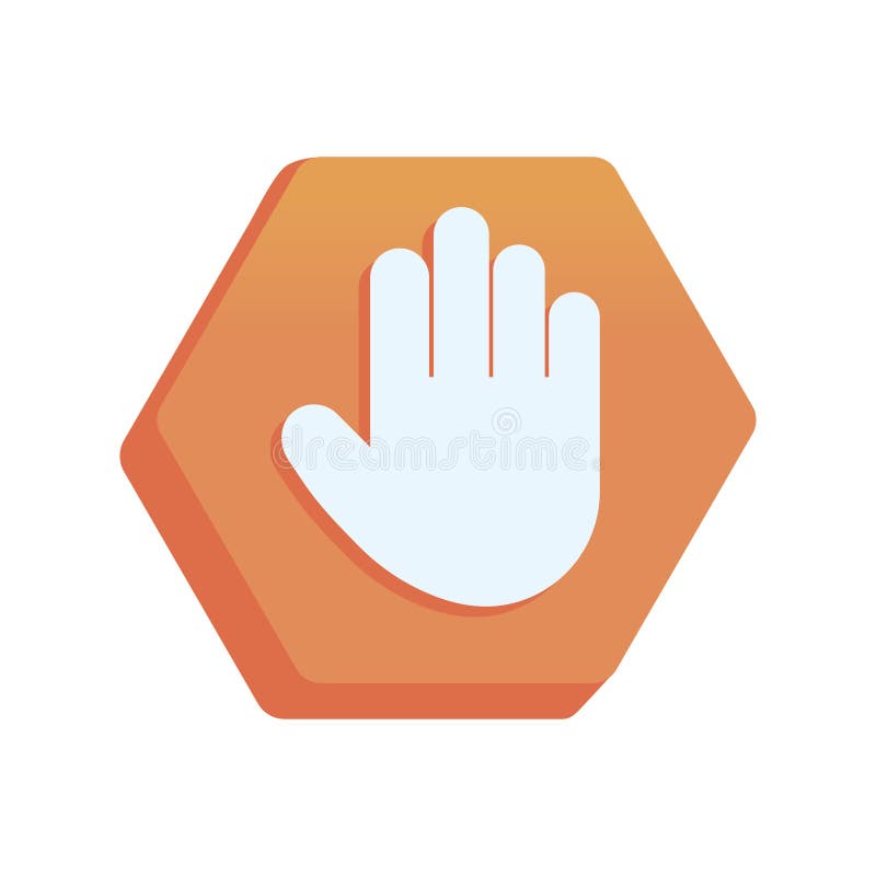 Stop sign button stock vector. Illustration of information - 251988795