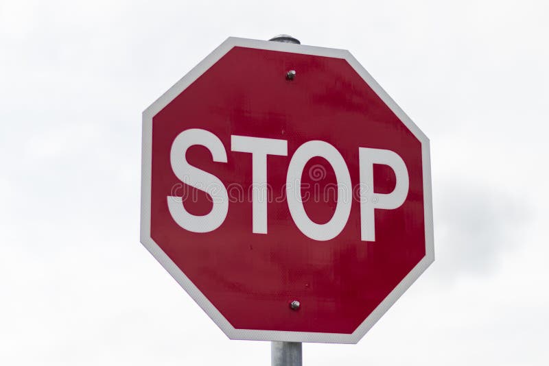 Stop sign stock image. Image of path, school, highway - 89167267