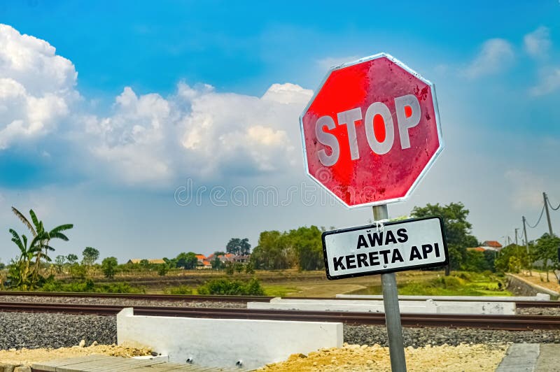 Indonesian Railway Crossing Stock Photos - Free & Royalty-Free Stock ...