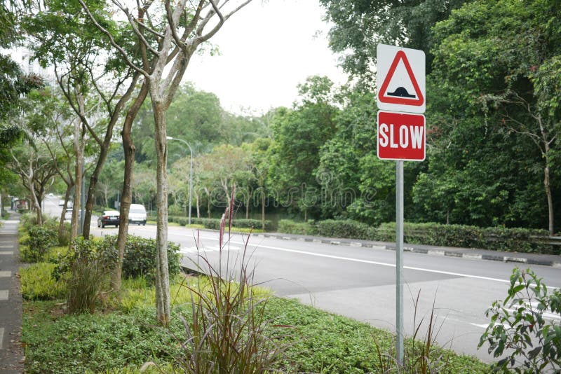 Stop Sign Logo on a Empty Road Stock Photo - Image of warning, signal ...