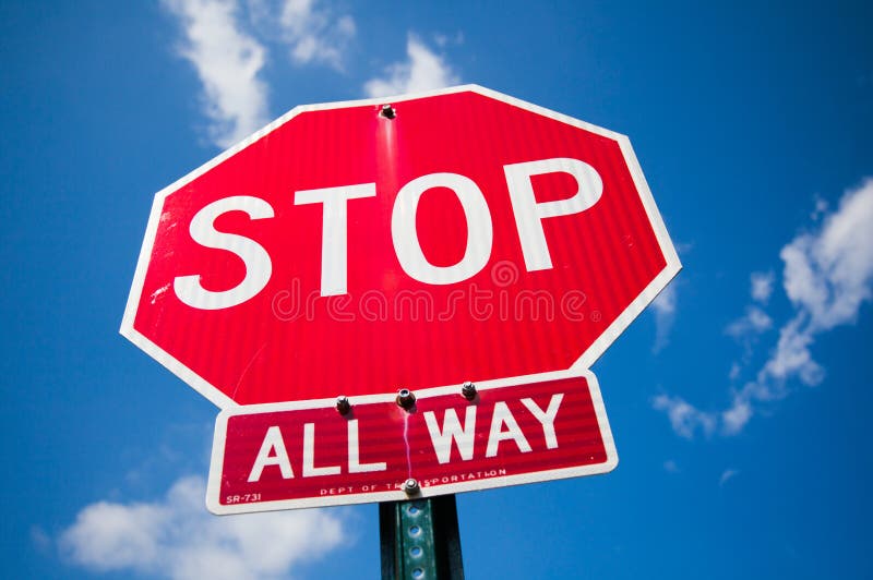 Stop sign stock photo. Image of rules, street, traffic - 60210502