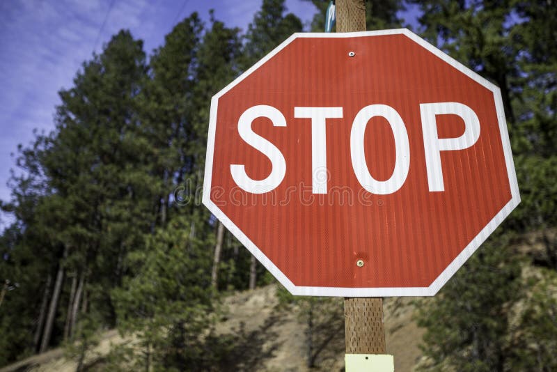 Stop Sign Right stock image. Image of scenery, street - 102440615