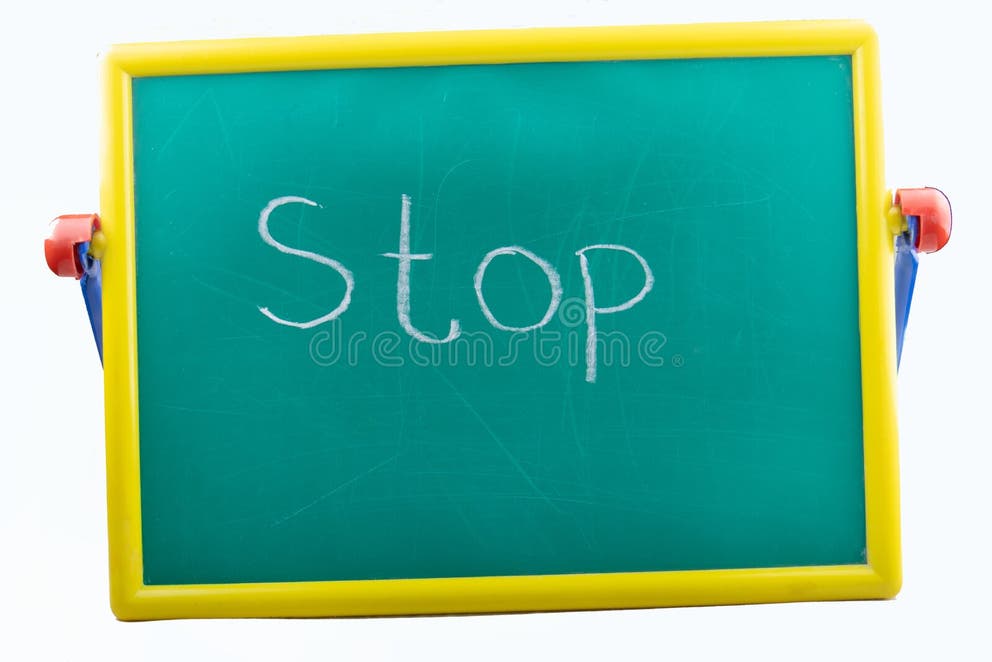 Stop stock photo. Image of safe, text, street, poster - 261181438