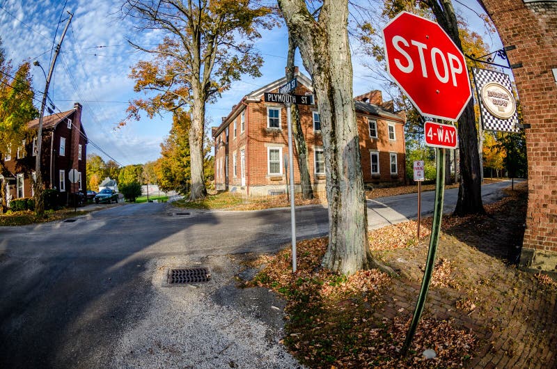 Stop Sign editorial image. Image of highway, historic - 61094465