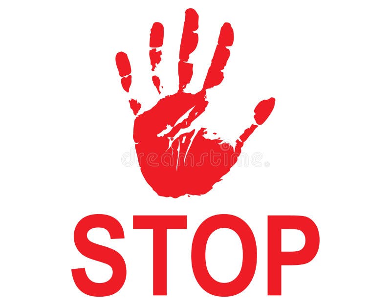 Stop Sign Icon with Hand - Vector Illustration. Stock Vector ... Stop Sign Icon with Hand - Vector Illustration. Stock Vector ...