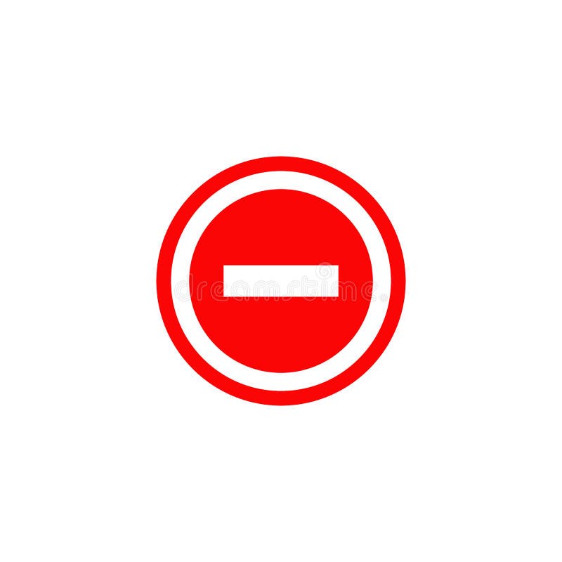 Stop Sign Icon Logo Design Vector Stock Vector - Illustration of ...
