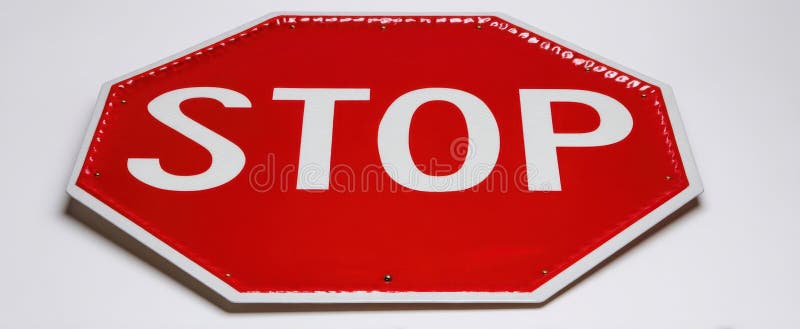 The Stop Sign Indicating Safety and Traffic Regulations for Drivers..AI ...