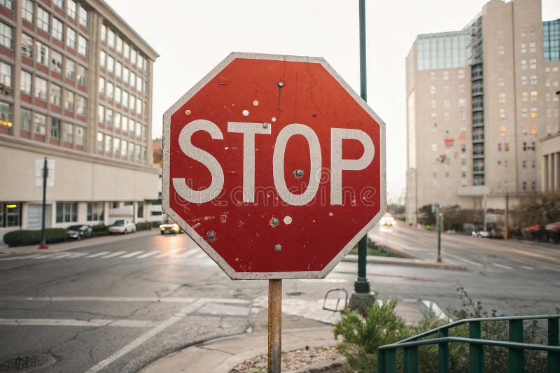 Stop Sign, Isolated on the White Stock Image - Image of neighbourhood ...
