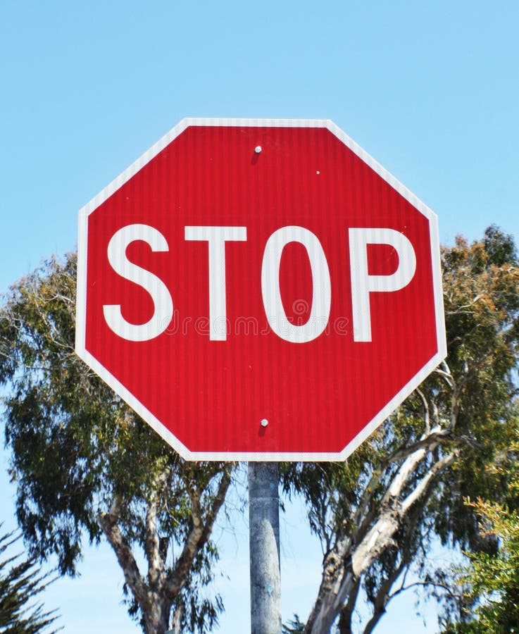Stop sign stock photo. Image of large, stop, drive, sign - 42952546