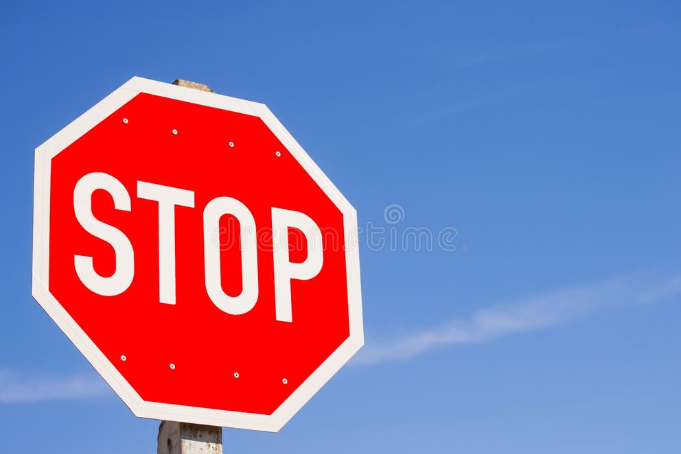 Stop Sign stock image. Image of symbol, direction, sign - 94602341