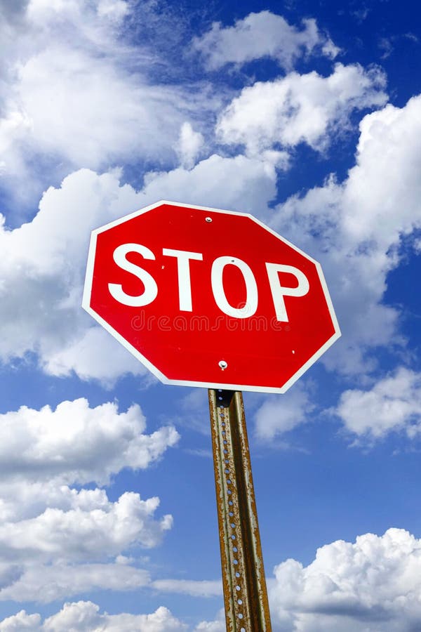 Stop Sign stock photo. Image of street, driving, color - 221673036