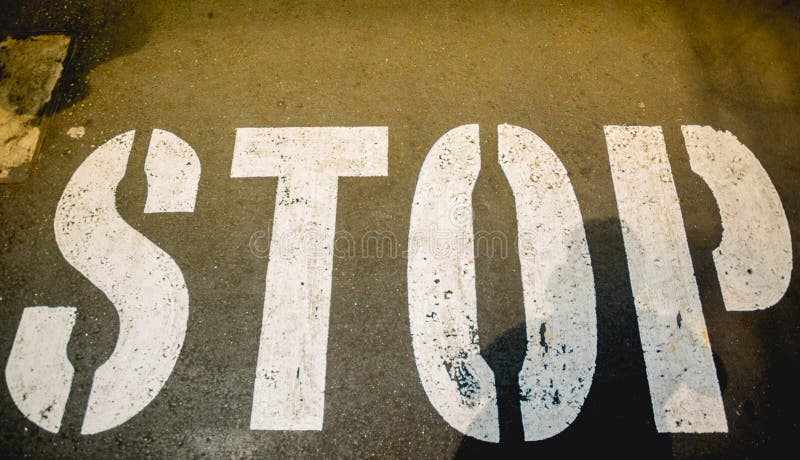 Stop sign stock photo. Image of please, leaves, bulb - 78913562