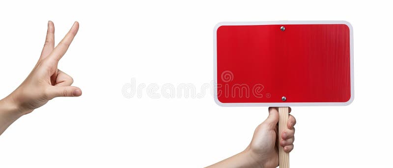 Stop Sign: a Powerful Message in a Simple Image Stock Illustration ...
