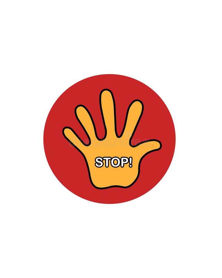 Stop design stock illustration. Illustration of body - 378848877