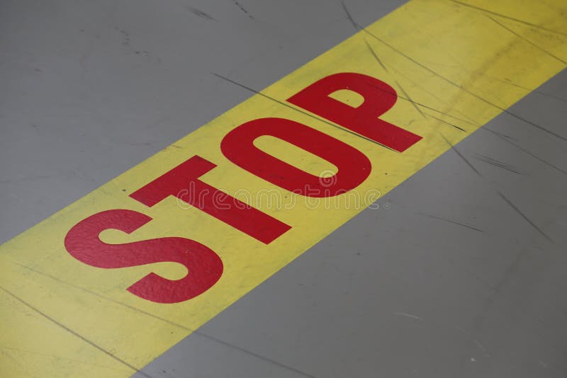 Stop sign stock photo. Image of access, attention, construction - 92345368