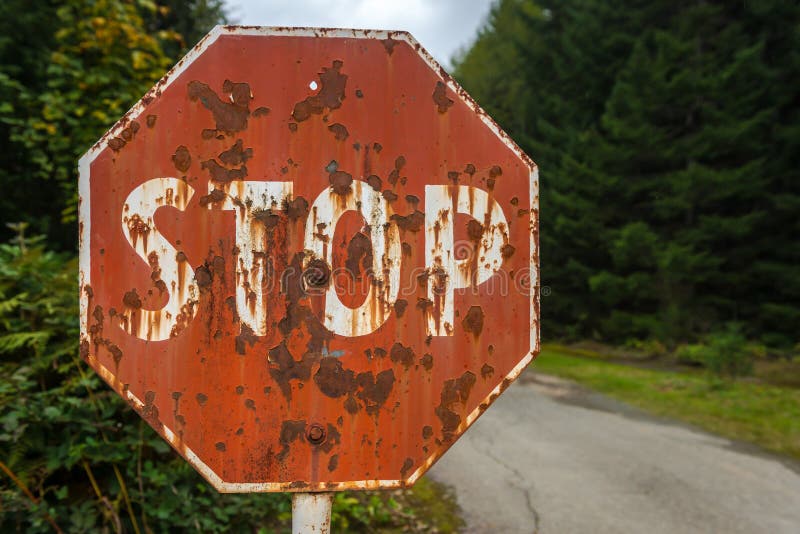 Rusty Sign Road Stock Photos - Download 2,665 Royalty Free Photos