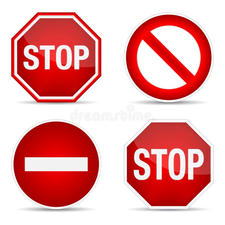 Stop Sign Clip Art Stock Illustrations – 5,861 Stop Sign Clip Art Stock ...
